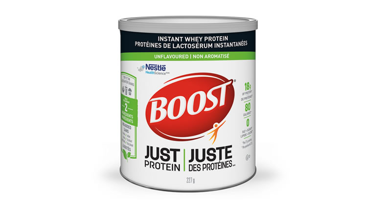 Poudre de protéines Boost Just GRATUITE!